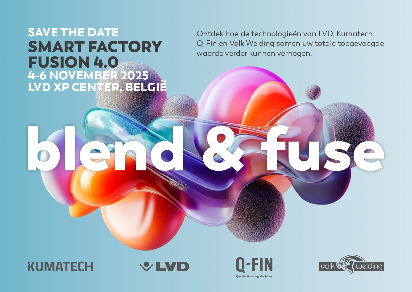 Save the date: Smart Factory Fusion 4.0 – from 4-6 november 2025 ...